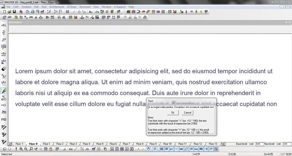 How do I insert a text file in a drawing? - LH Logismiki